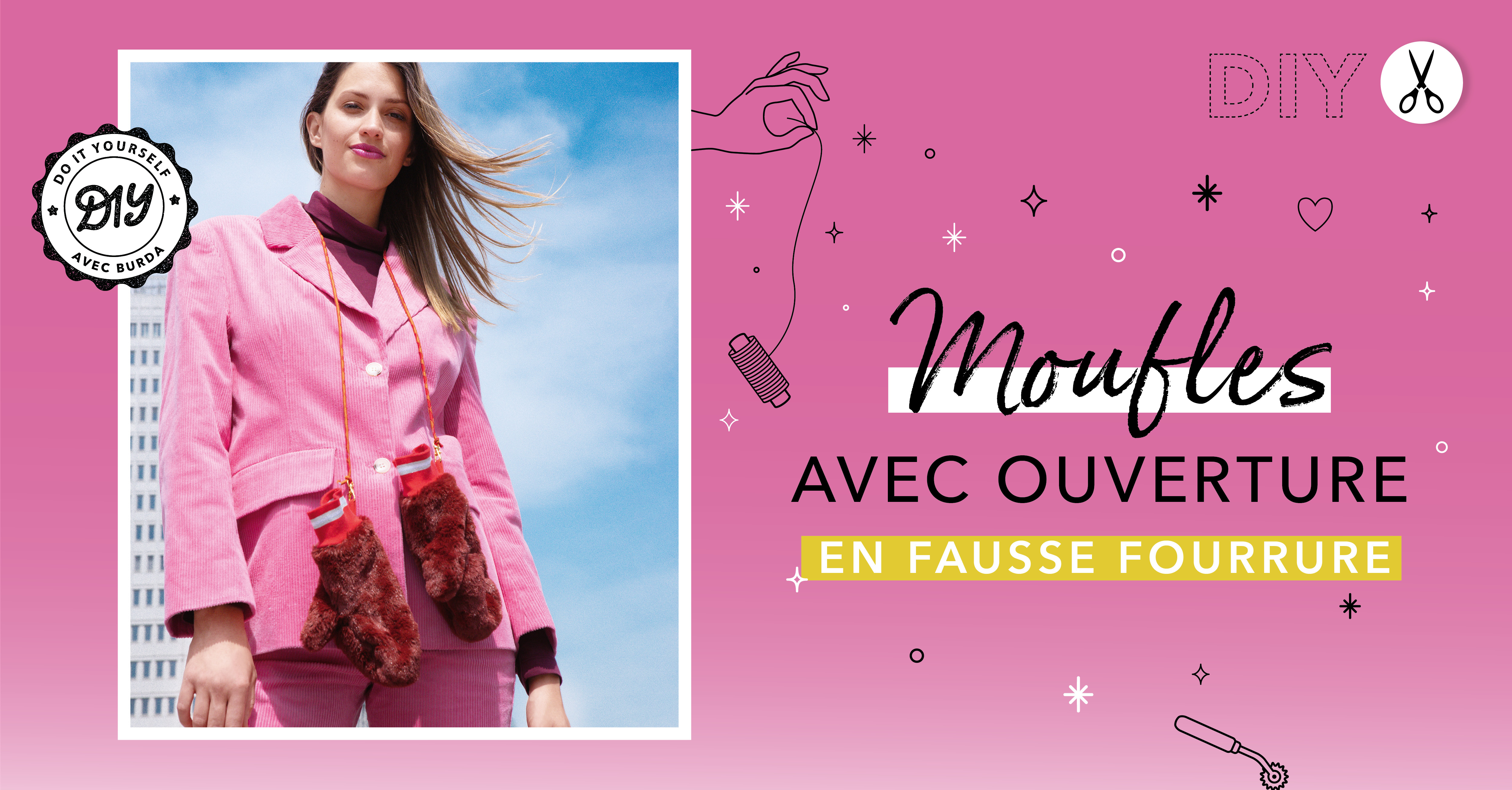 DIY : Coudre des moufles avec ouverture